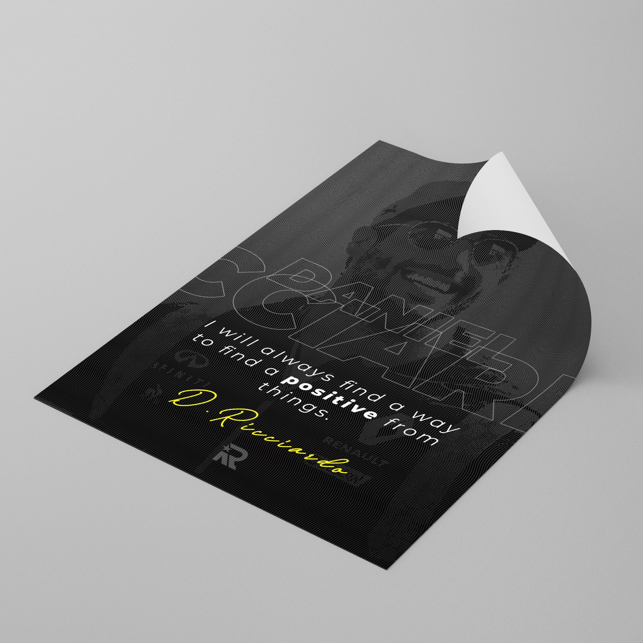 Daniel Ricciardo Quotes Sayings Digital Download Poster Minimal, Art ...