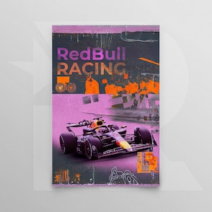 Red Bull Racing Poster – Modern Formula 1 Car Art (digital Download) - Etsy