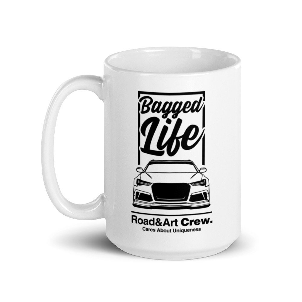 Audi RS6 B7 Coffee Tea Mug Bagged Life Ceramic Double Sided Gift Car ...