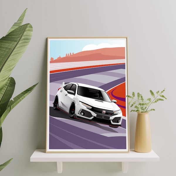 Honda Civic Type R Poster - Etsy