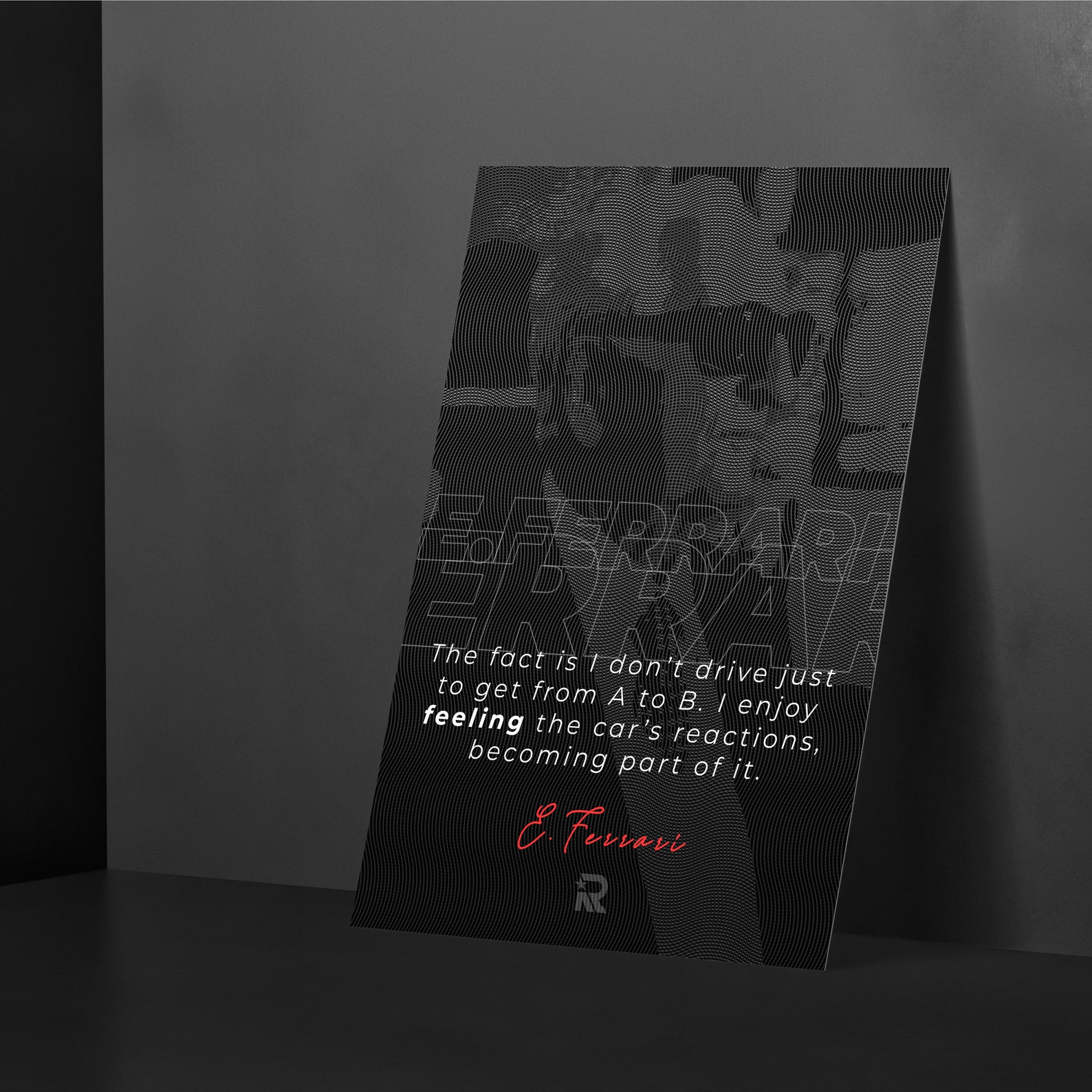 Enzo Ferrari Quotes Sayings Digital Download Poster | Minimal, Art ...