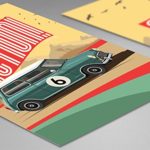 Austin MINI Cooper S - Action Series Premium Poster | Classic | Vintage ...