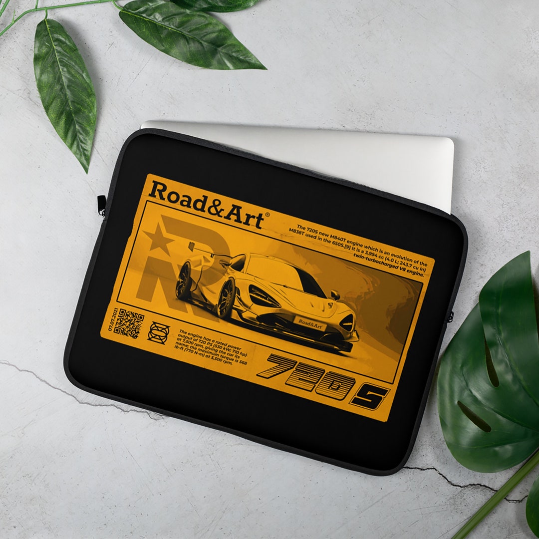 Road&art Car Laptop Sleeve | Neoprene MacBook Case - Etsy