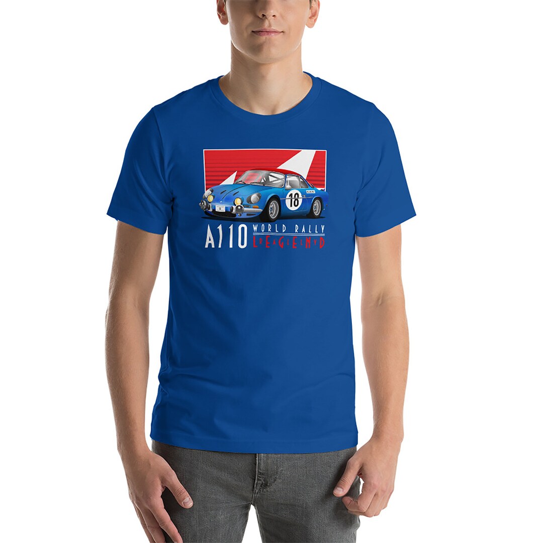 Alpine A110 - Rally Legend - T-shirt | WRC | Historic | Car | Racing ...