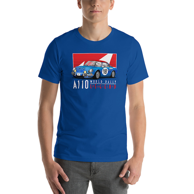 Alpine A110 - Rally Legend - T-shirt | WRC | Historic | Car | Racing ...