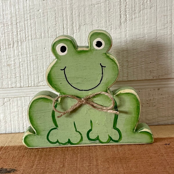 Wooden Frog - Etsy