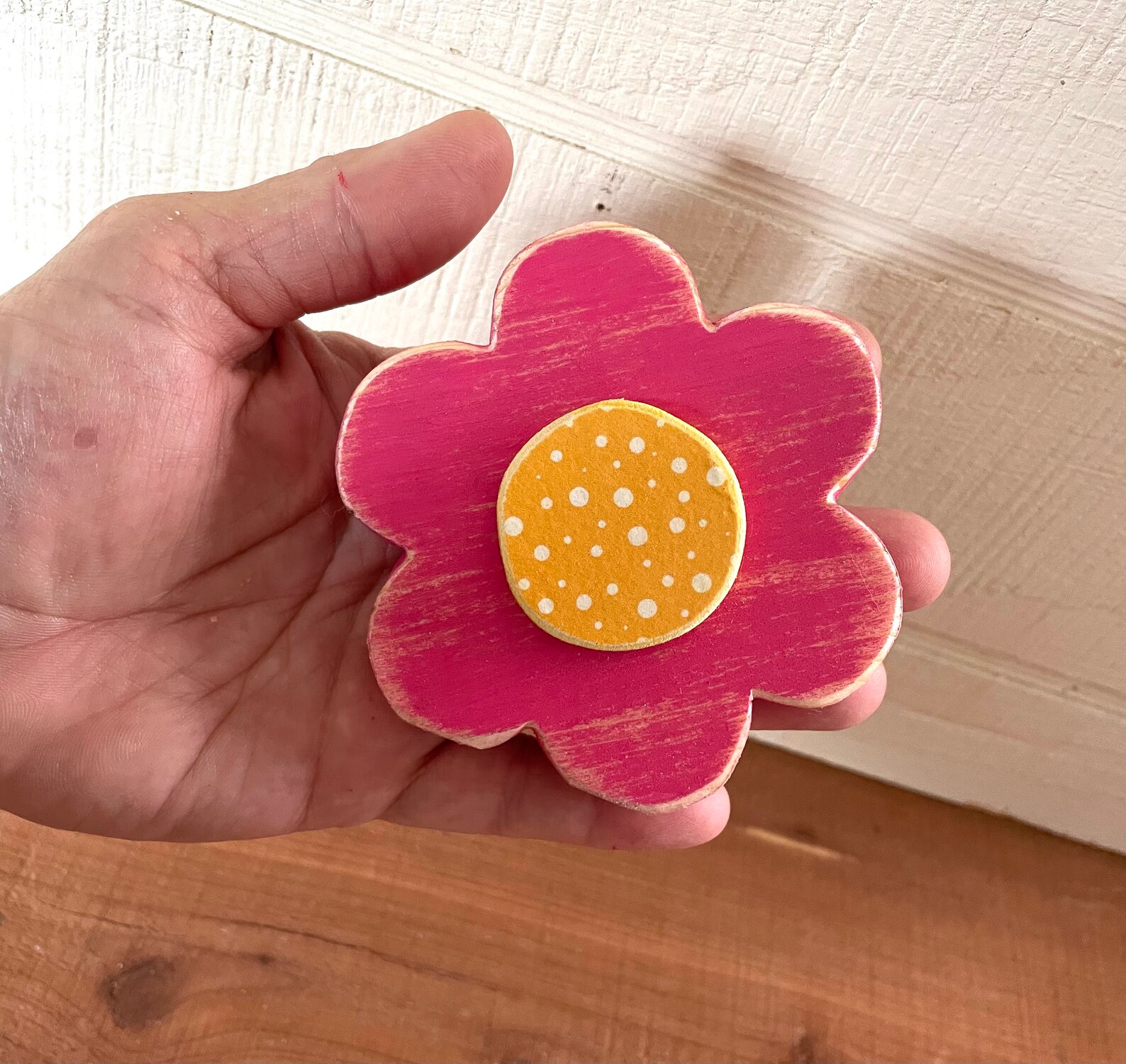 Mini Wood Flower Wood Summer Decor. Flower Wood Decor Spring - Etsy