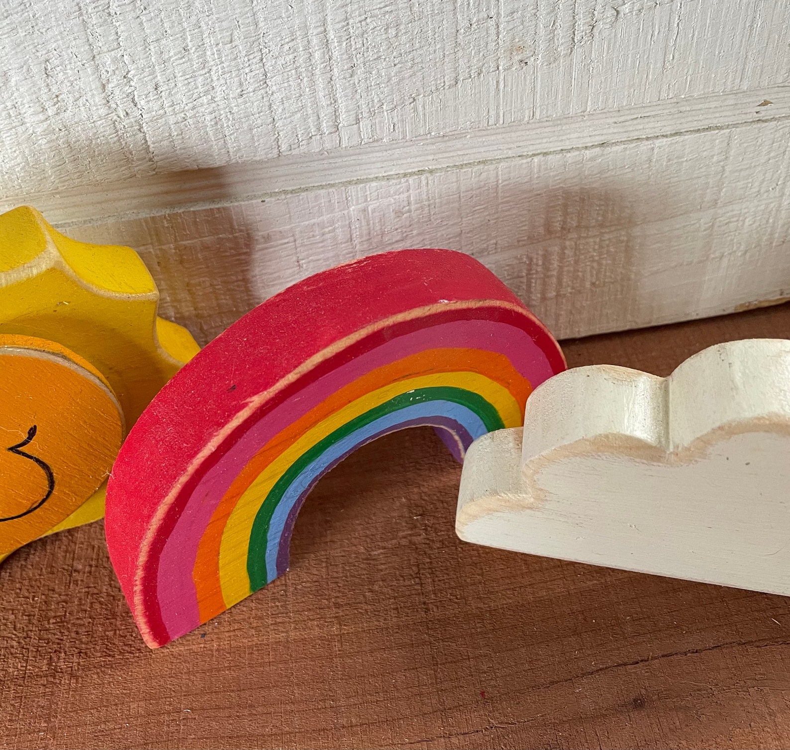 Mini Wood Nursery Decor Wooden Sun. Summer Wood Decor Wooden | Etsy