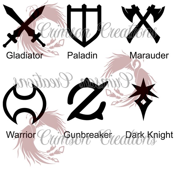 Final Fantasy XIV Class Decals - Etsy