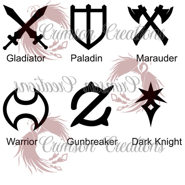 Final Fantasy Xiv Class Decals - Etsy