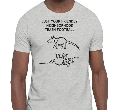 Opossum Possum Trash Football Furry Shirt - Etsy