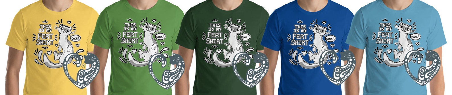 Ferret Fert Dook Animal Cute Shirt - Etsy