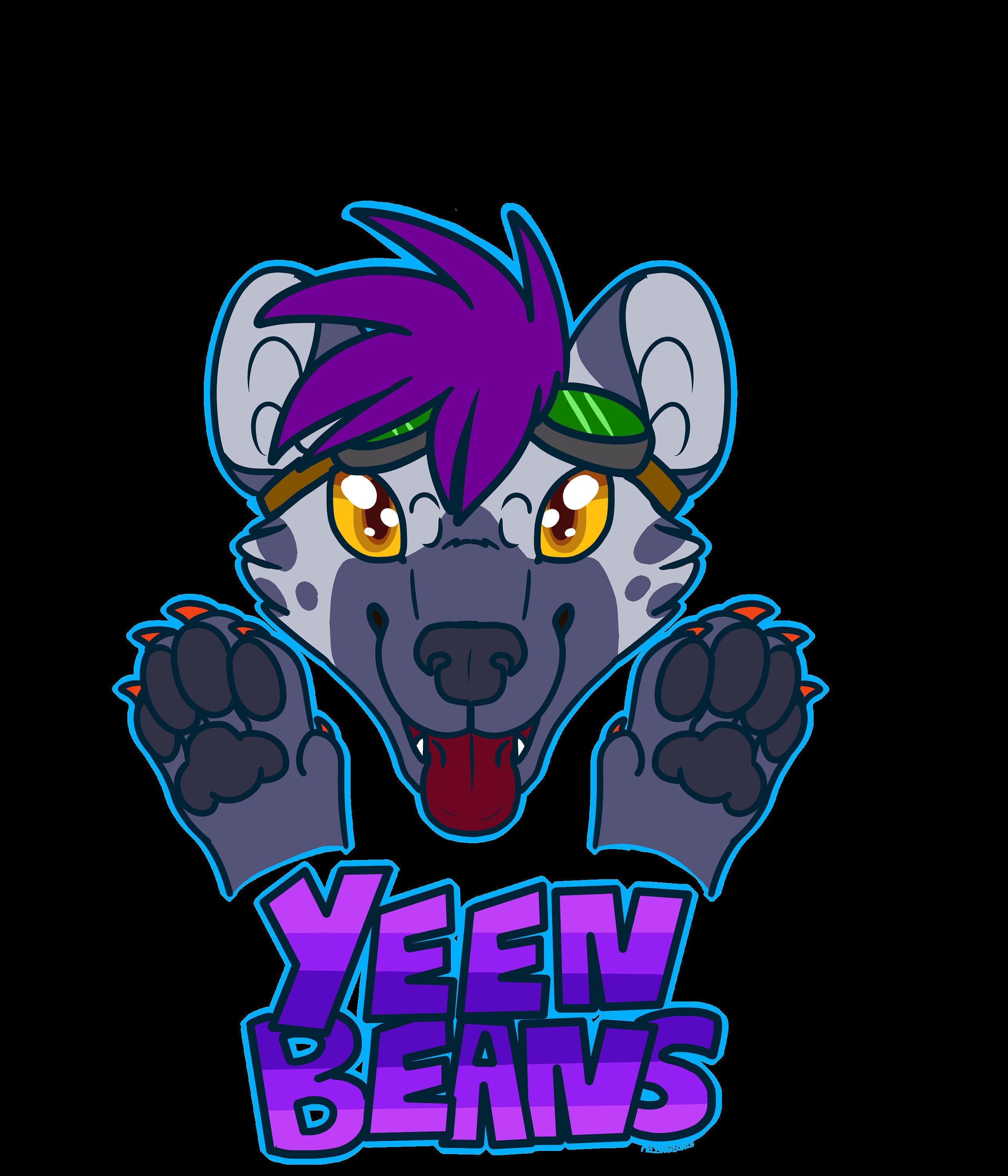 Yeen Beans Hyena T-shirt | Etsy