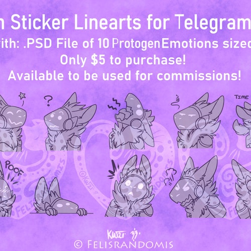 Character OC Digital Art Cat Dog Hyena Base - Etsy