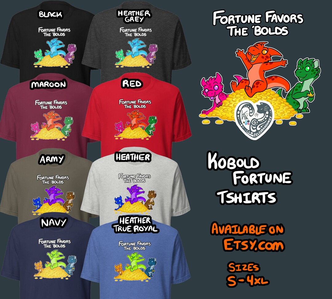 Kobold Fortune Furry Shirt Tshirt - Etsy