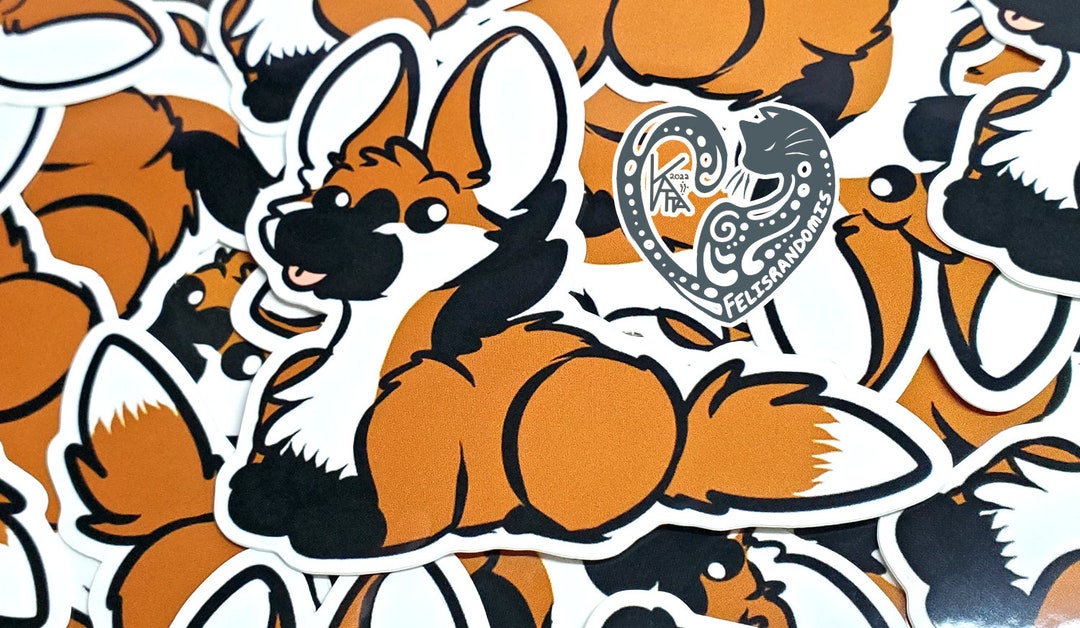 Blep Loaf Maney Leggy Maned Wolf Vinyl Sticker - Etsy