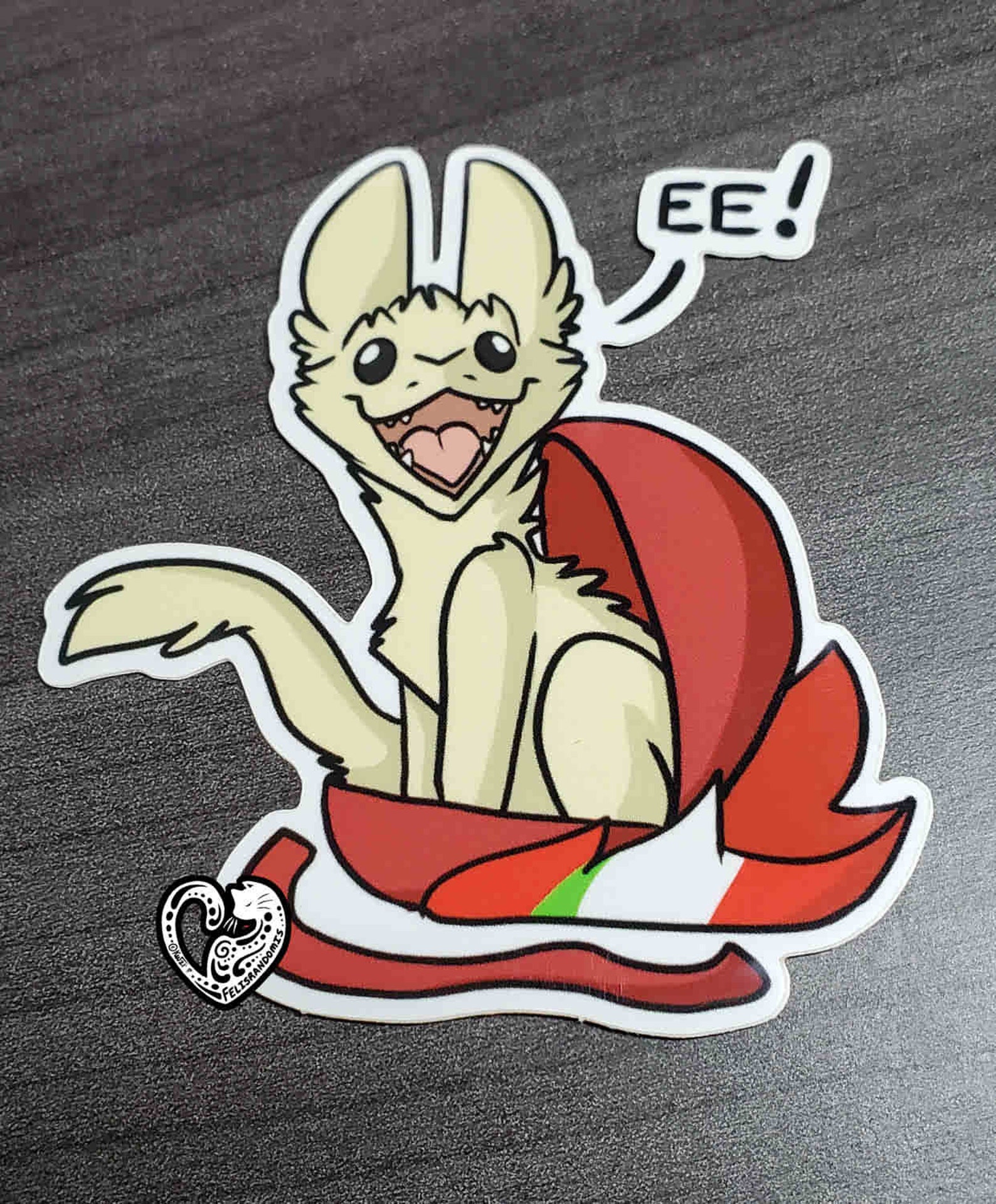 Baby Sergal Cheese Vinyl Sticker | Etsy