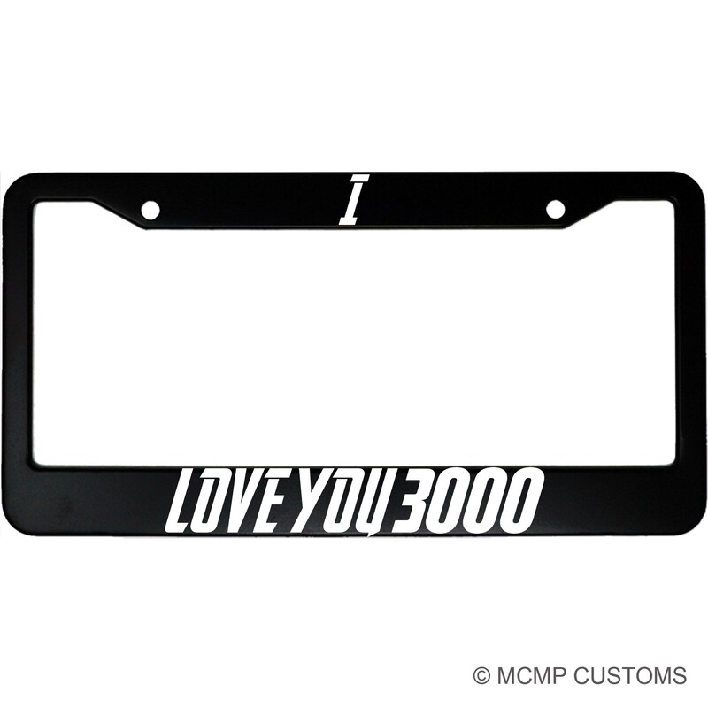 I Love You License Plate - Etsy