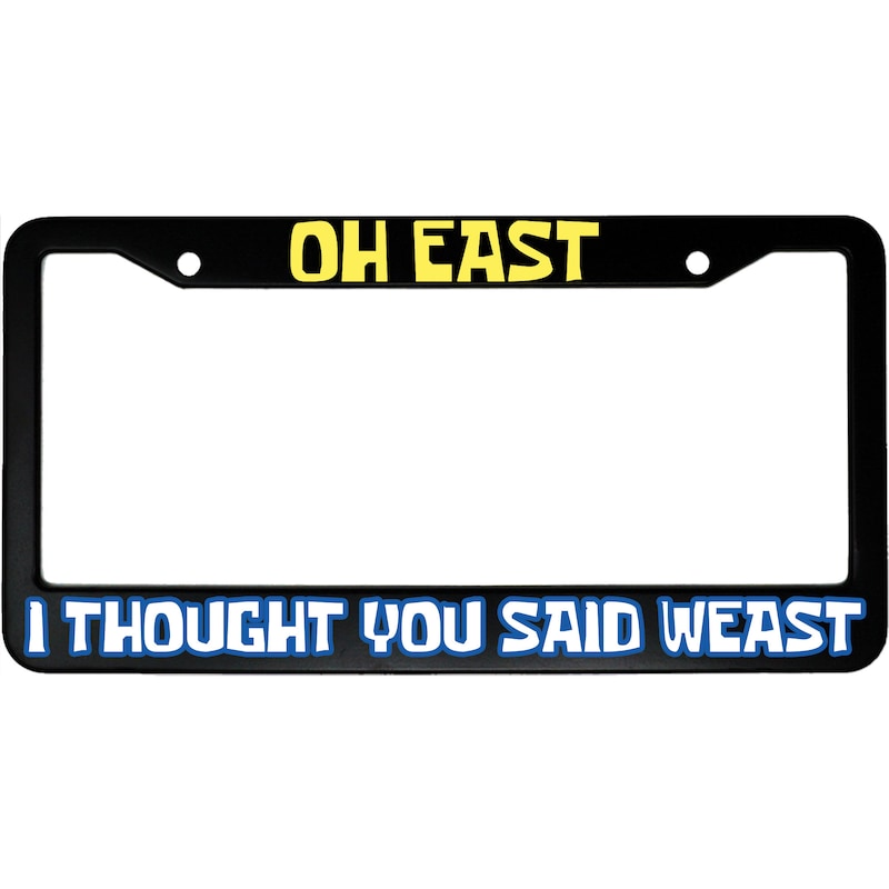 Funny License Plate Frames - Etsy