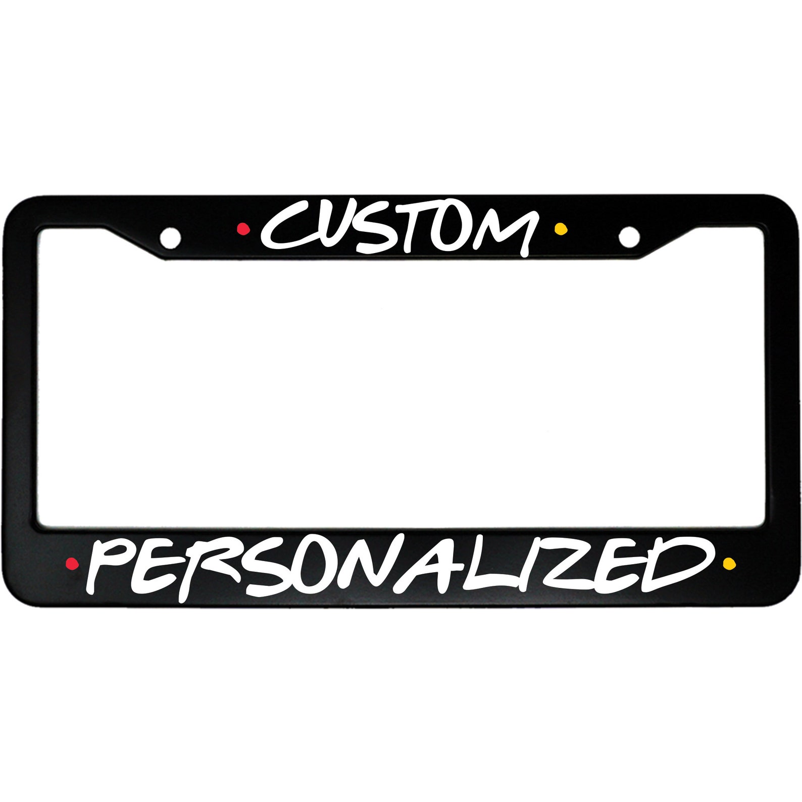 Personalized / Customized Friends TV Show Style Aluminum Car License ...