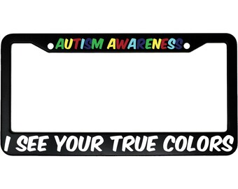 Autism Awareness License Frame - Etsy