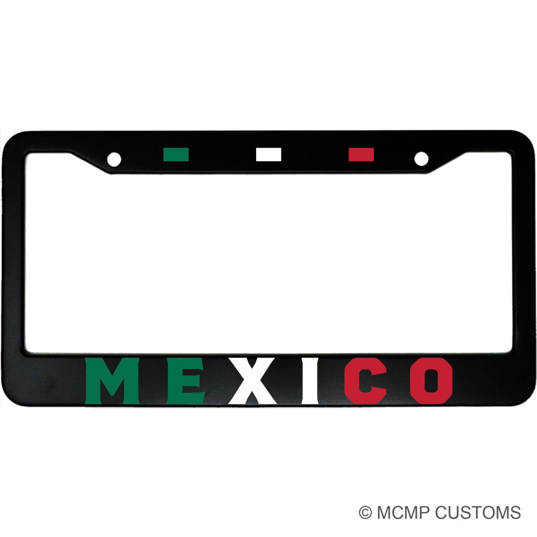 Mexico License Plate Frame - Stylish Aluminum Car Accessory With ...