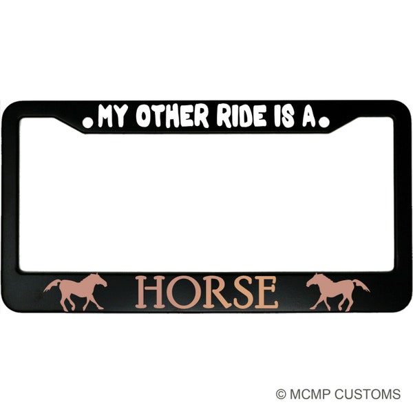 Horse License Plate Frame