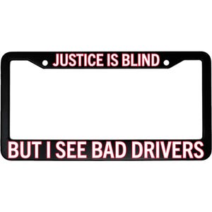 Blind License Plate Frame - Etsy