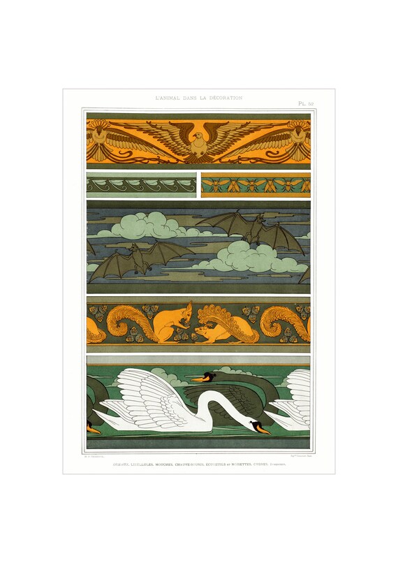 Vintage Swan Wallpaper