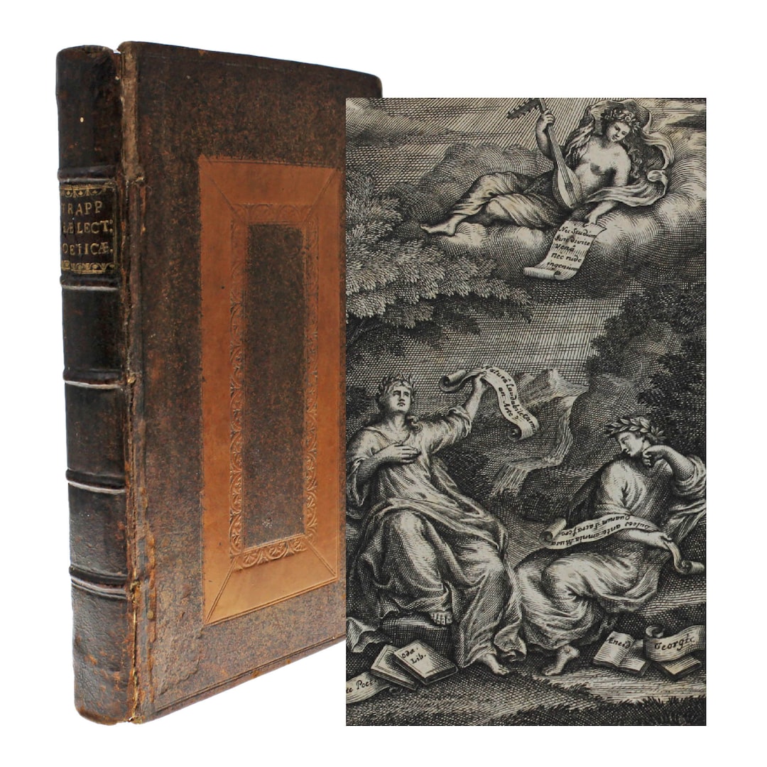1722 Antique Book Josepho Trapp Shool of Natural Philosophy - Etsy