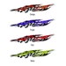 2- Decals SIZES VARY Vinyl Vehicle Wrap Boat Car Truck Graphics Decals ...
