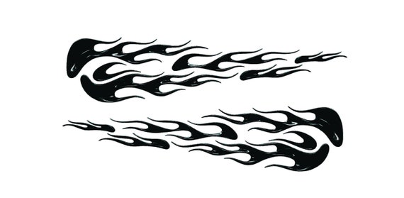 Liquid Flames Vinyl Vehicle Auto Wrap Boat Car Truck Graphics - Etsy
