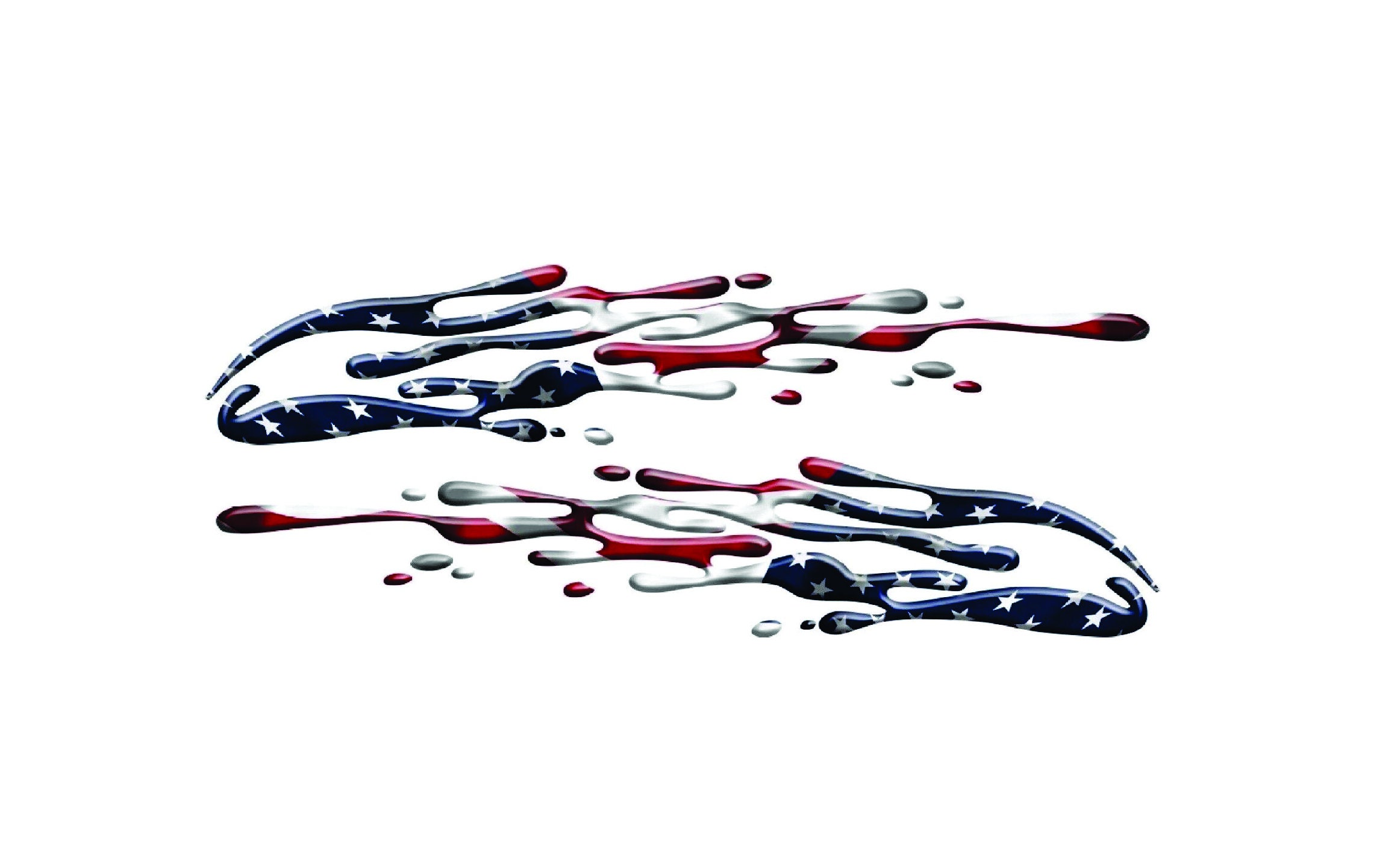 SIZES VARY USA America Flag Drips Splatter Vinyl Vehicle Wrap Boat Car ...