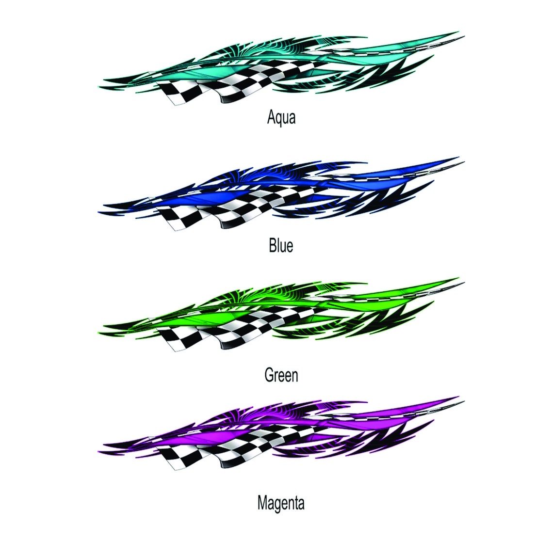 2- Decals SIZES VARY Vinyl Vehicle Wrap Boat Car Truck Graphics Decals ...