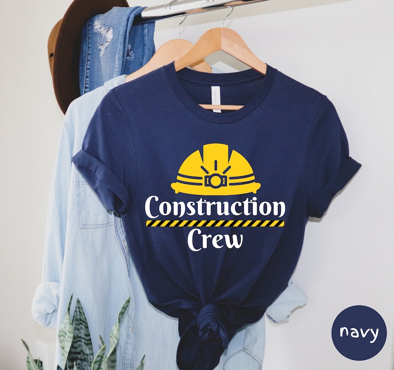 Construction Crew Shirt, Construction Worker Shirt, Construction Party ...