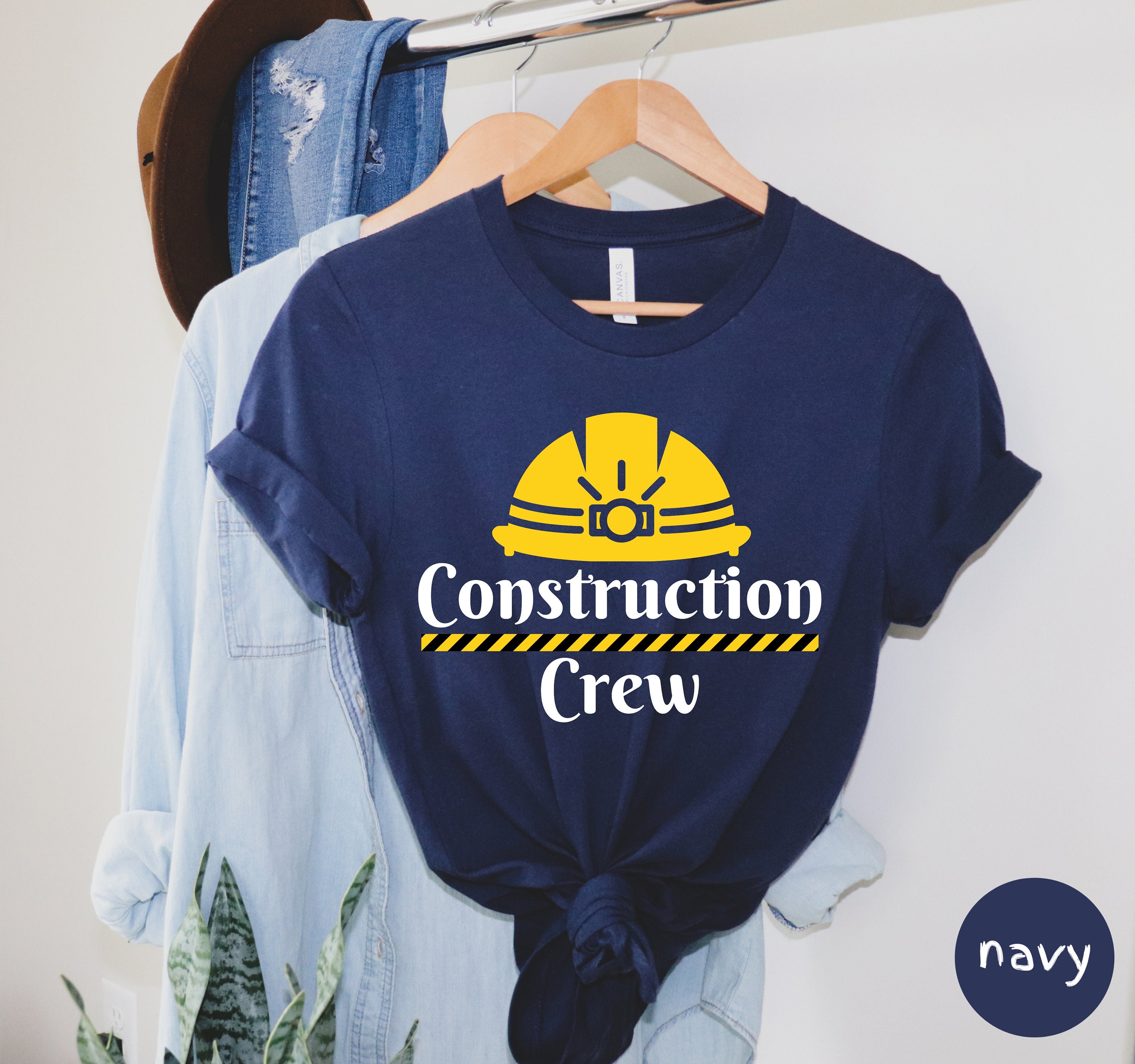 Construction Crew Shirt, Construction Worker Shirt, Construction Party ...