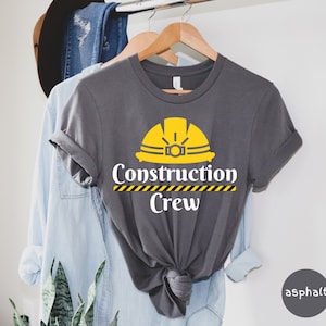 Construction Crew Shirt, Construction Worker Shirt, Construction Party ...
