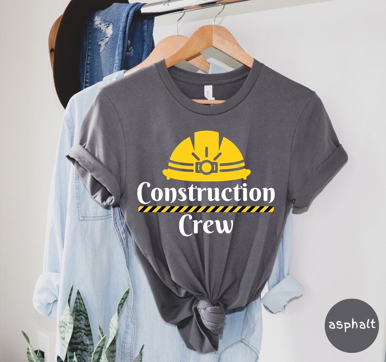 Construction Crew Shirt, Construction Worker Shirt, Construction Party ...
