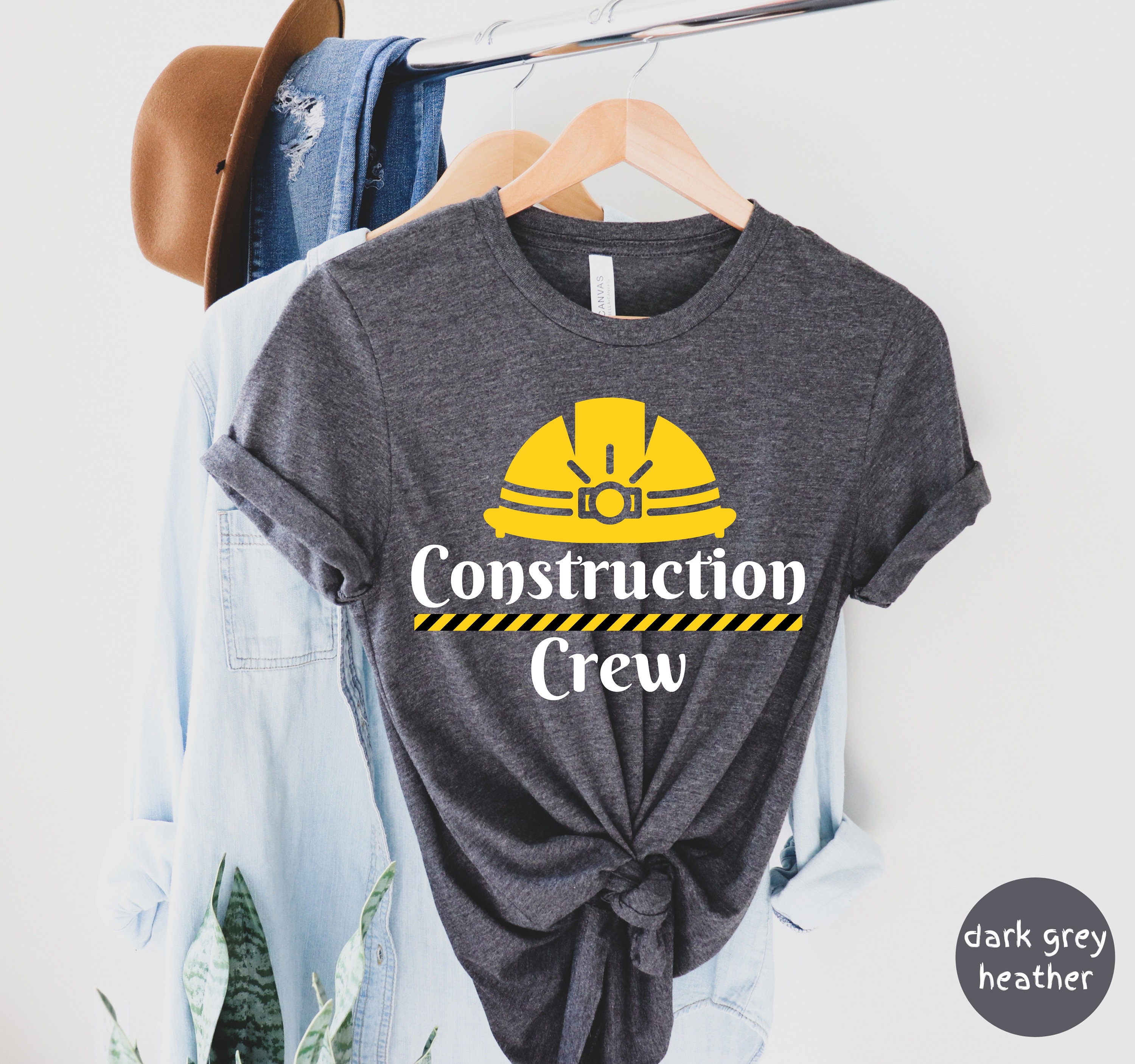 Construction Crew Shirt, Construction Worker Shirt, Construction Party ...