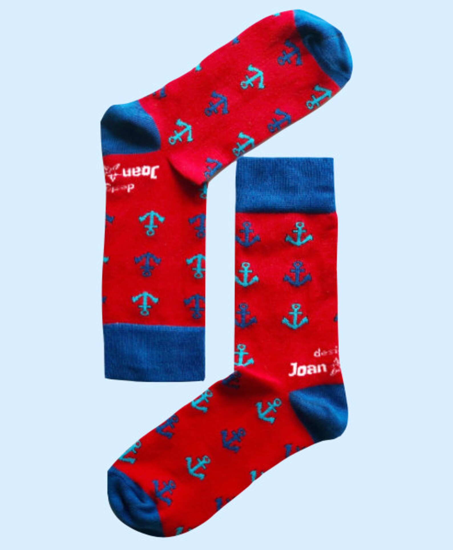 Unisex Maritime Anchor Socks Nautical Themed Happy Sea Socks Perfect ...