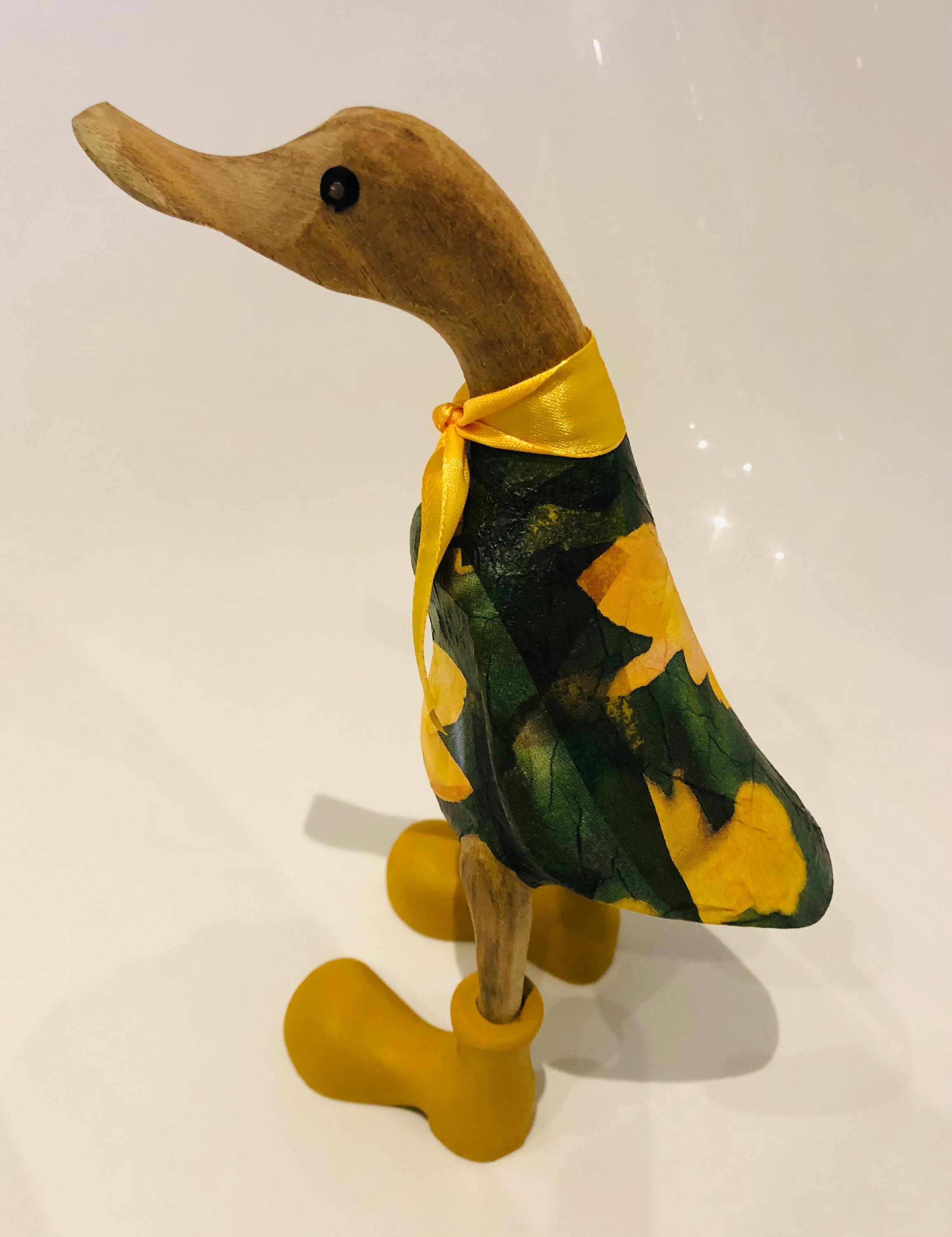 Decorated Wooden Ducks in Wellies Daffodil Design gift Sets | Etsy UK