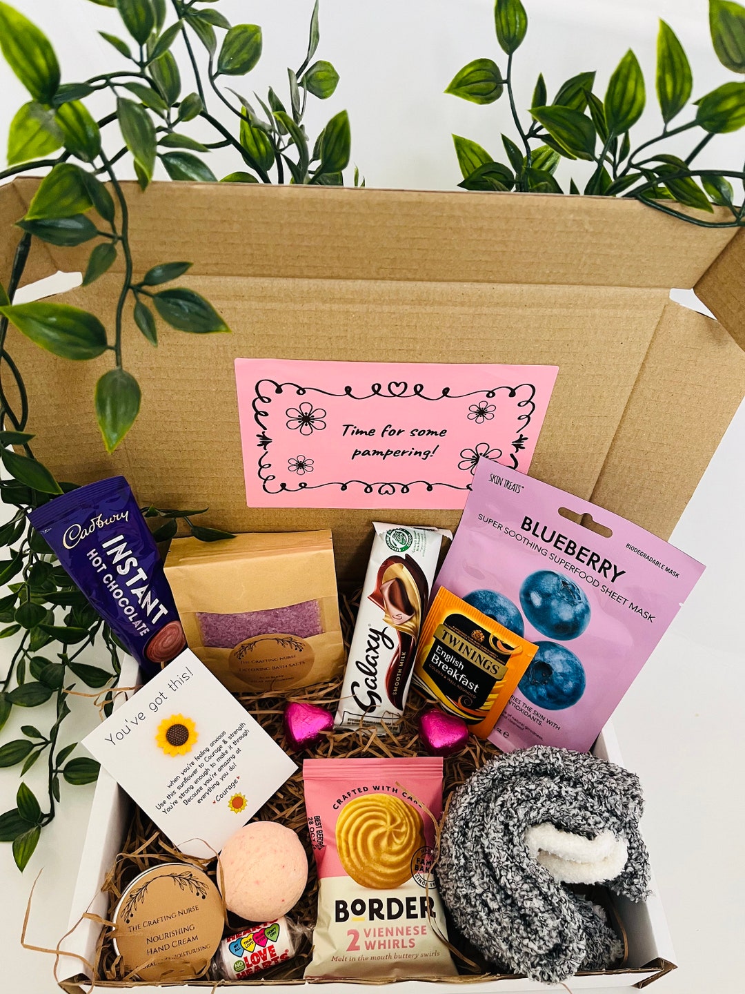 Deluxe Self Care Beauty Hamper | Care Box Gift Set | Skincare Pamper ...