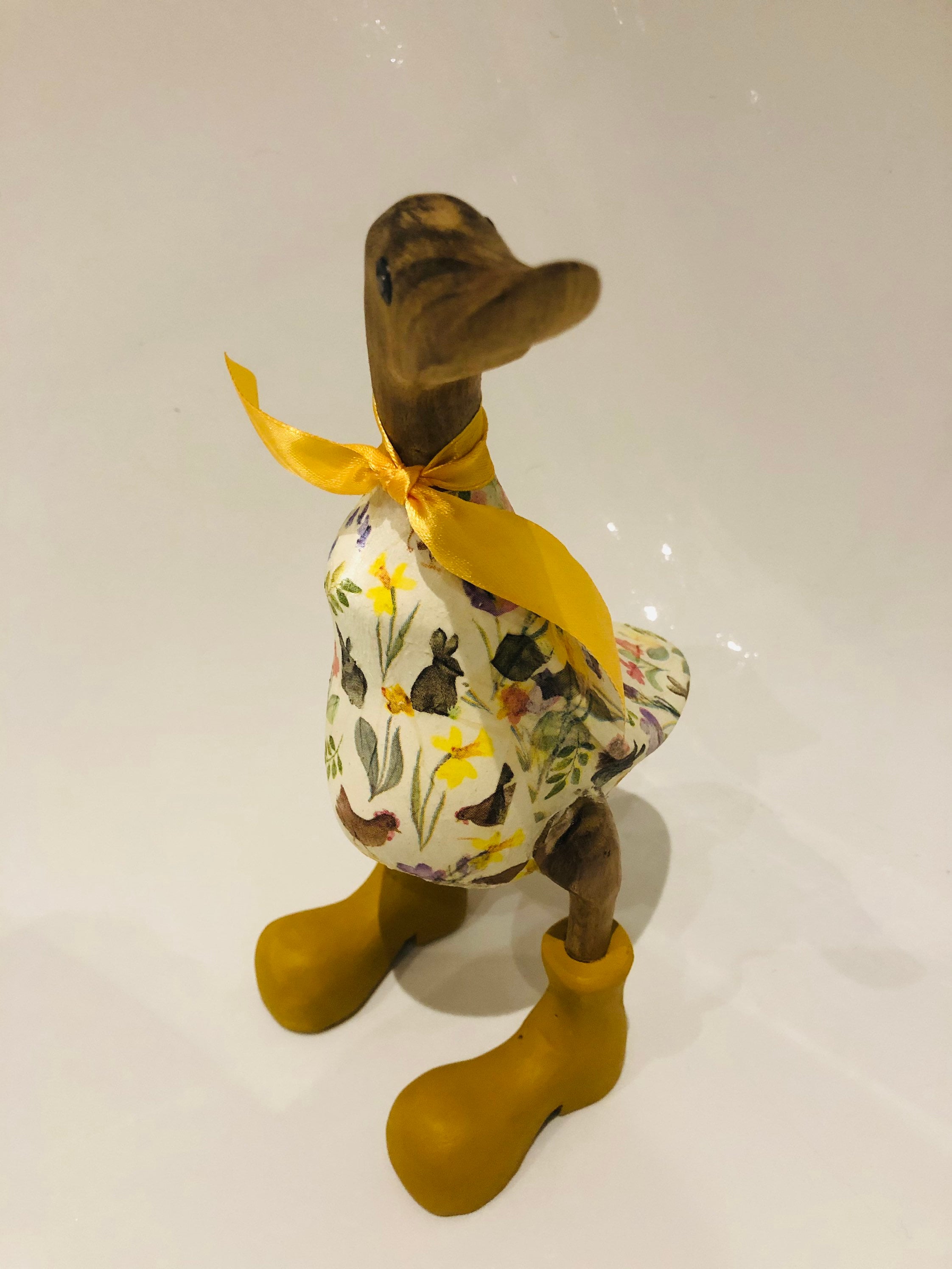 Decorated Wooden Ducks Spring Time **wooden Spoons/coasters/gift Sets ...