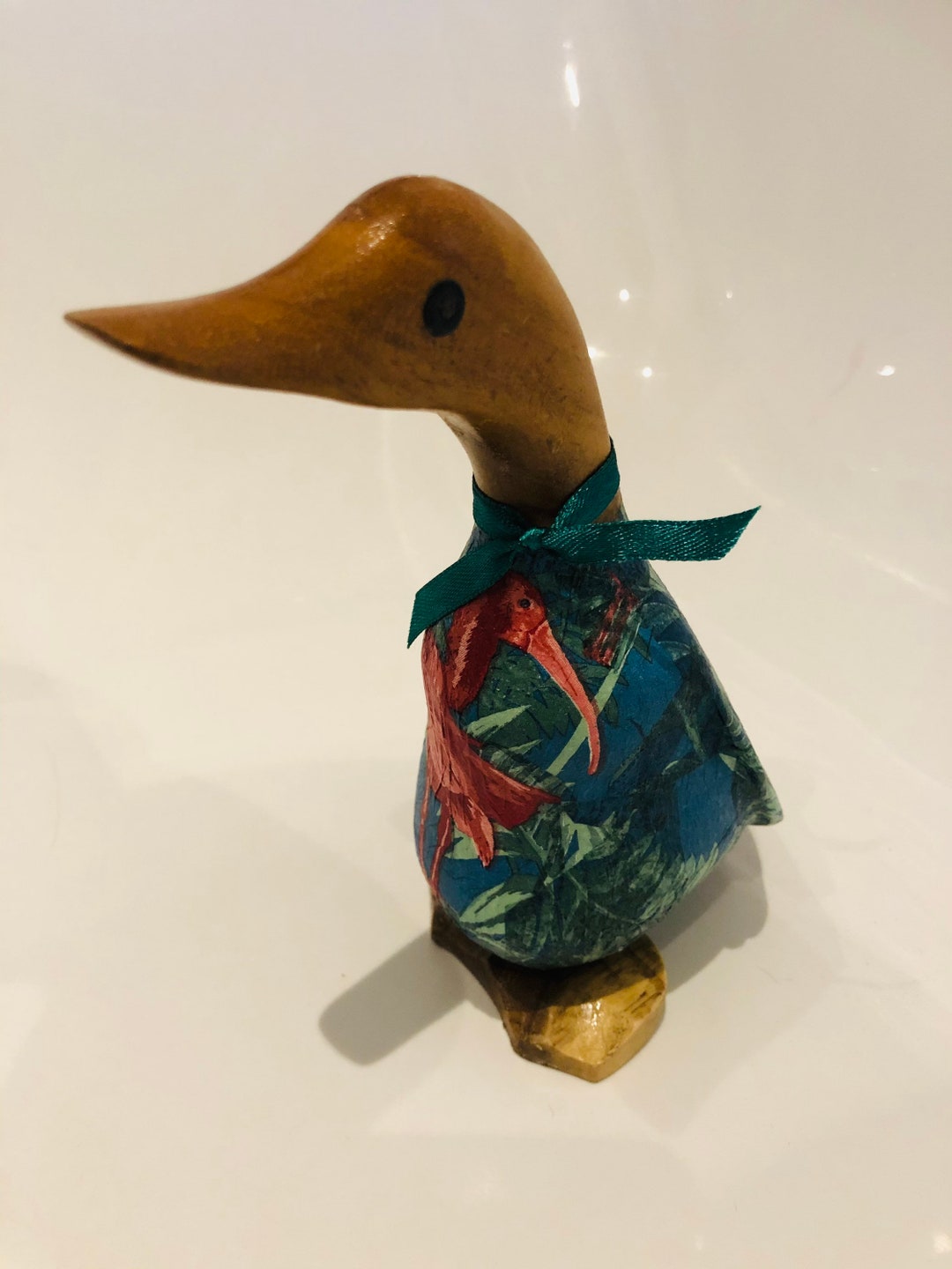 Decorated Wooden Duck Gift Pelican Design **spoons/coasters/gift Sets ...