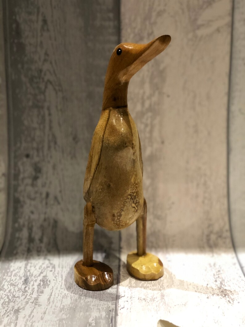 Decorated Wooden Ducks in Wellies Flamingo Print gift Sets | Etsy