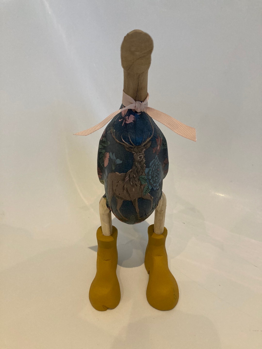 Decorated Wooden Ducks in Wellies - Beautiful Wildlife Woodland Design ...