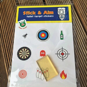 Toilet Target Stickers for Toilet Training. Urinal Aiming Stickers. Now ...