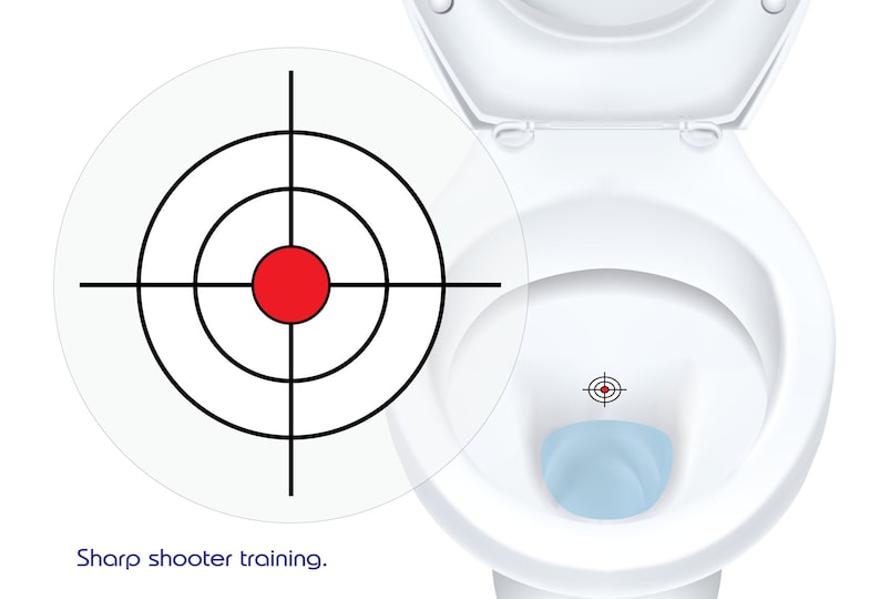 Toilet Target Stickers for Toilet Training. Urinal Aiming Stickers. Now ...