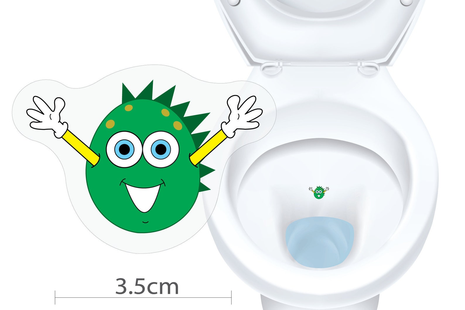 Kids Pack - Toilet Target Potty Training Stickers. Perfect for Home ...