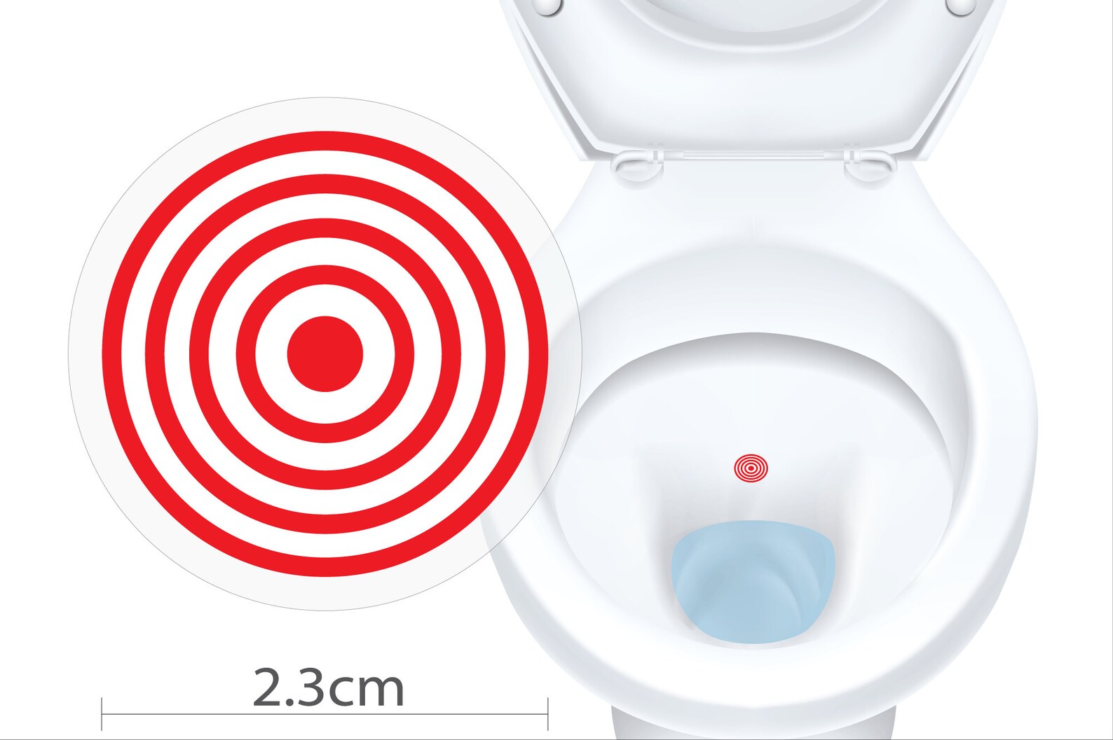 Kids Pack - Toilet Target Potty Training Stickers. Perfect for Home ...